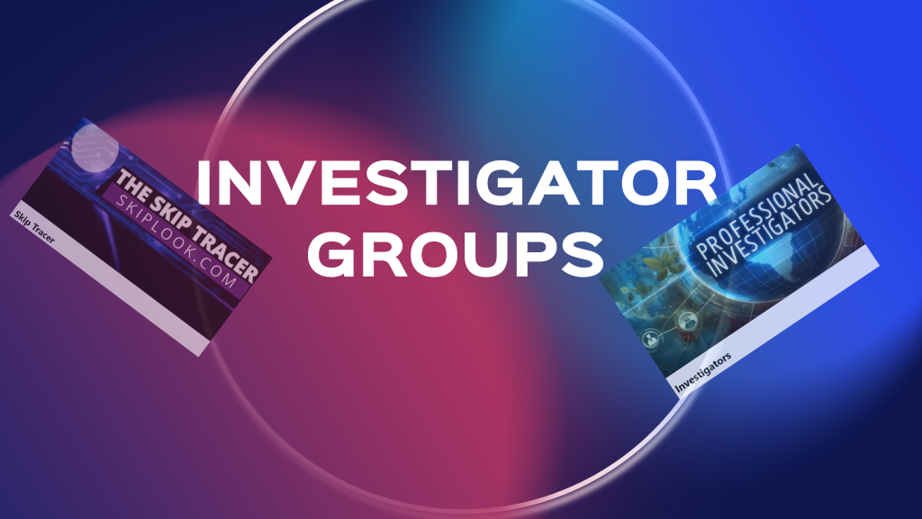 Investigative Facebook Groups - Skiplook